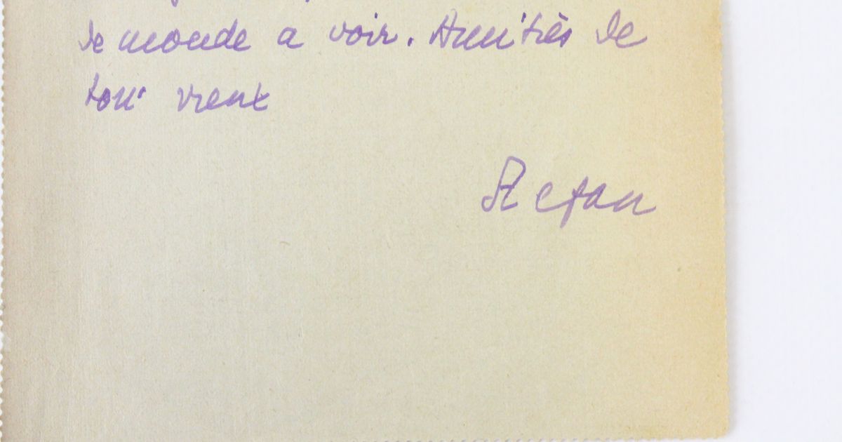 Stefan ZWEIG • Carte-lettre autographe signée adressée au traducteur ...