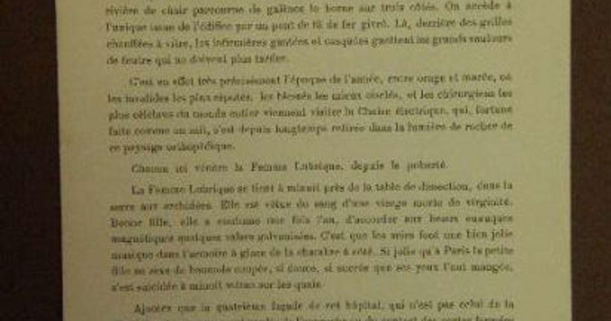 Deuxième cahier consacré à La Main à Plume : La Fatalité • 1941 ...