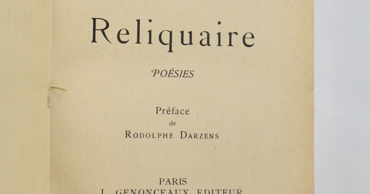 Arthur RIMBAUD • Reliquaire • Autograph • 1891 – Edition-Originale.com ...