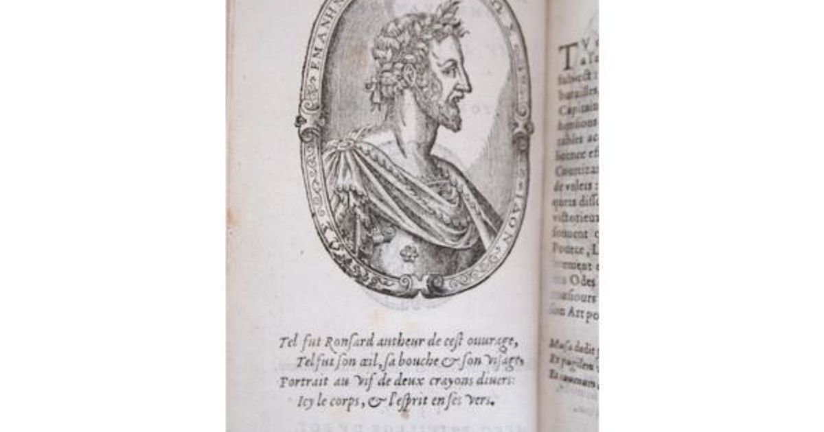 Pierre de RONSARD • Les odes. [Ensemble] Les quatre premiers livres de ...