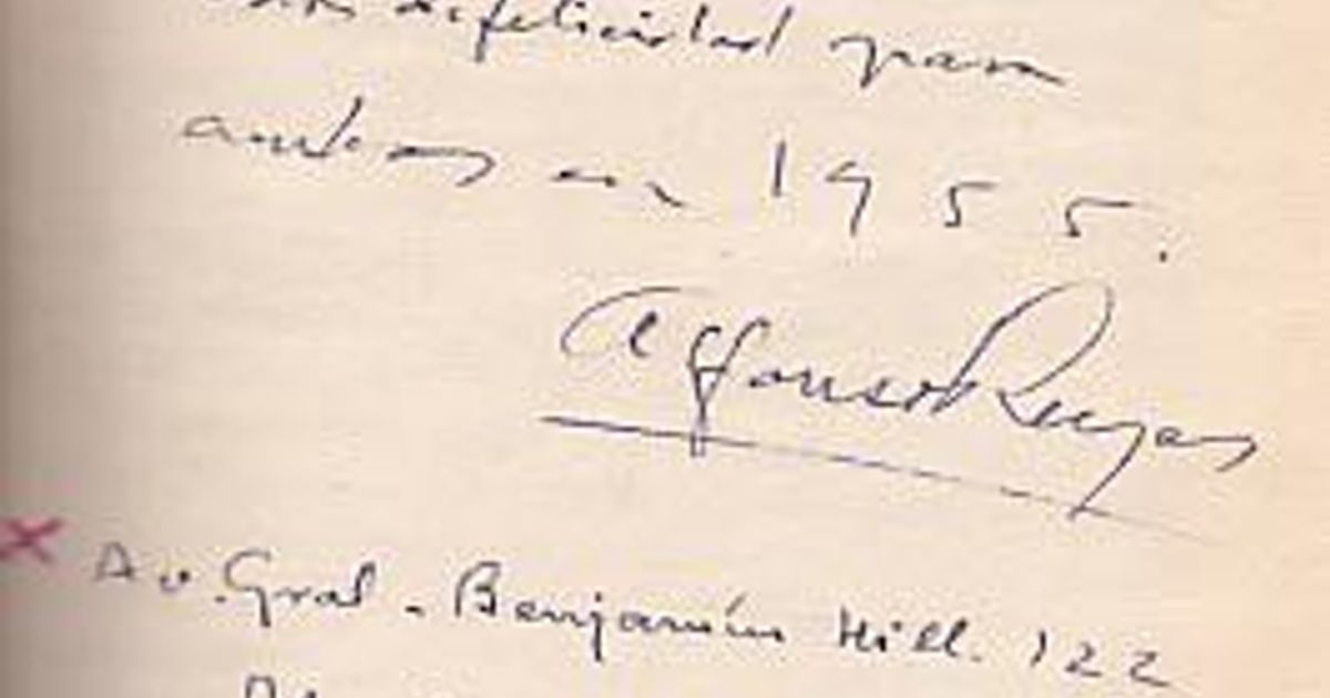 Alfonso REYES • Trayectoria de Goethe • Autographe • 1954 – Edition ...