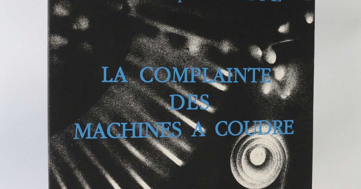 Jean-Loup PHILIPPE • La complainte des machines à coudre • Autographe ...