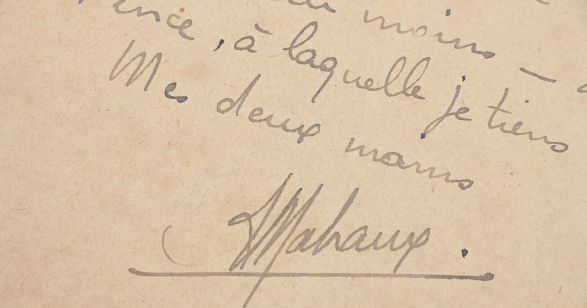 André MALRAUX • "Feu Max Jacob laisse une fortune de deux francs ...