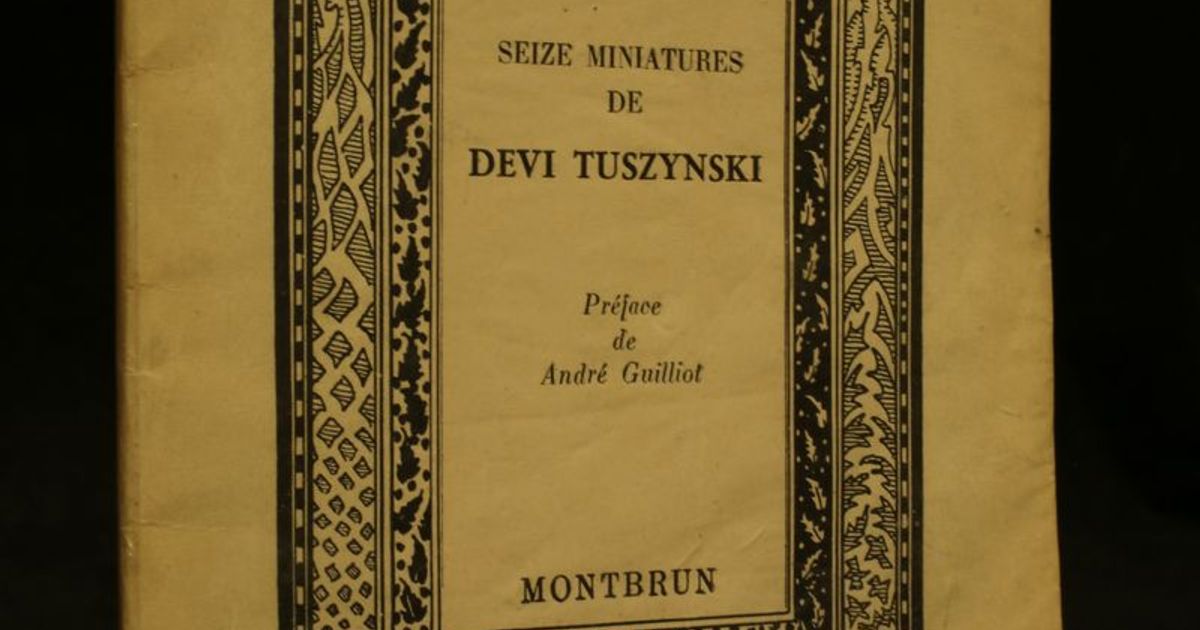Devi TUSZYNSKI • Seize miniatures de Devi Tuszynski • Autographe • 1949 ...