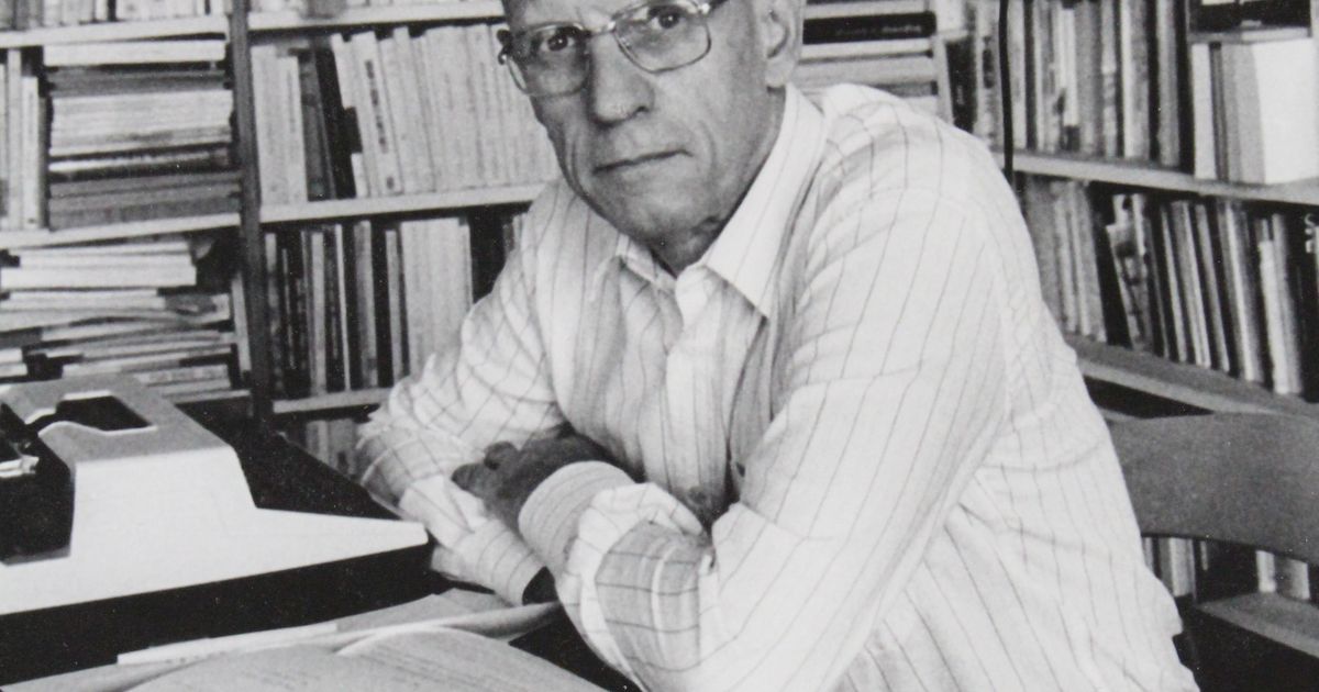 (Michel FOUCAULT) • Michel Foucault. Portrait 11. Original photograph ...