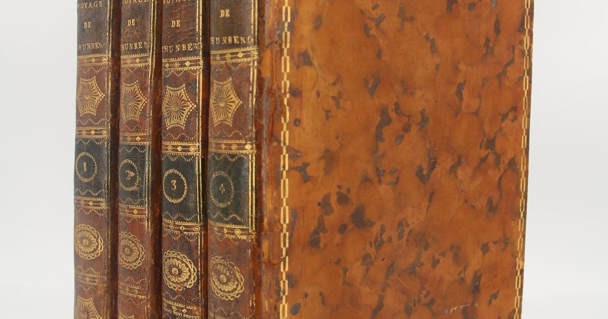 THUNBERG • Voyages au Japon, par le Cap de Bonne-Espérance, les îles de ...