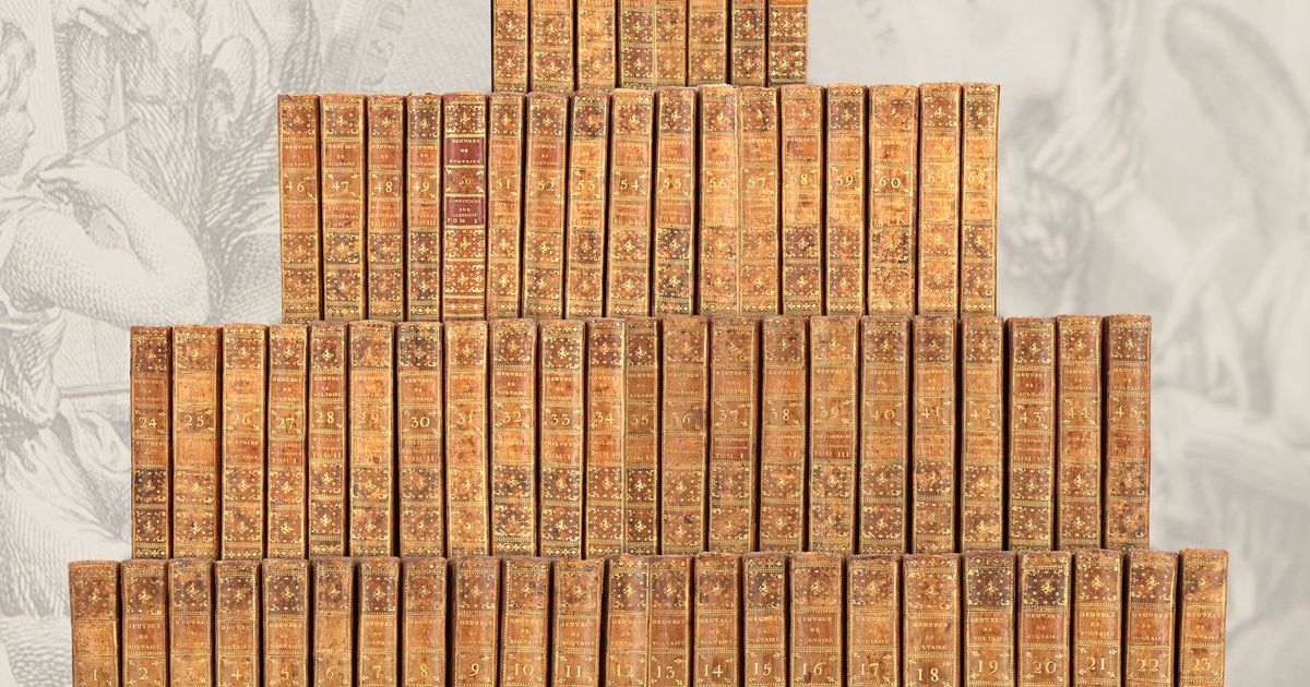 VOLTAIRE • [Complete Works] • Œuvres complètes • 1784 – Edition ...