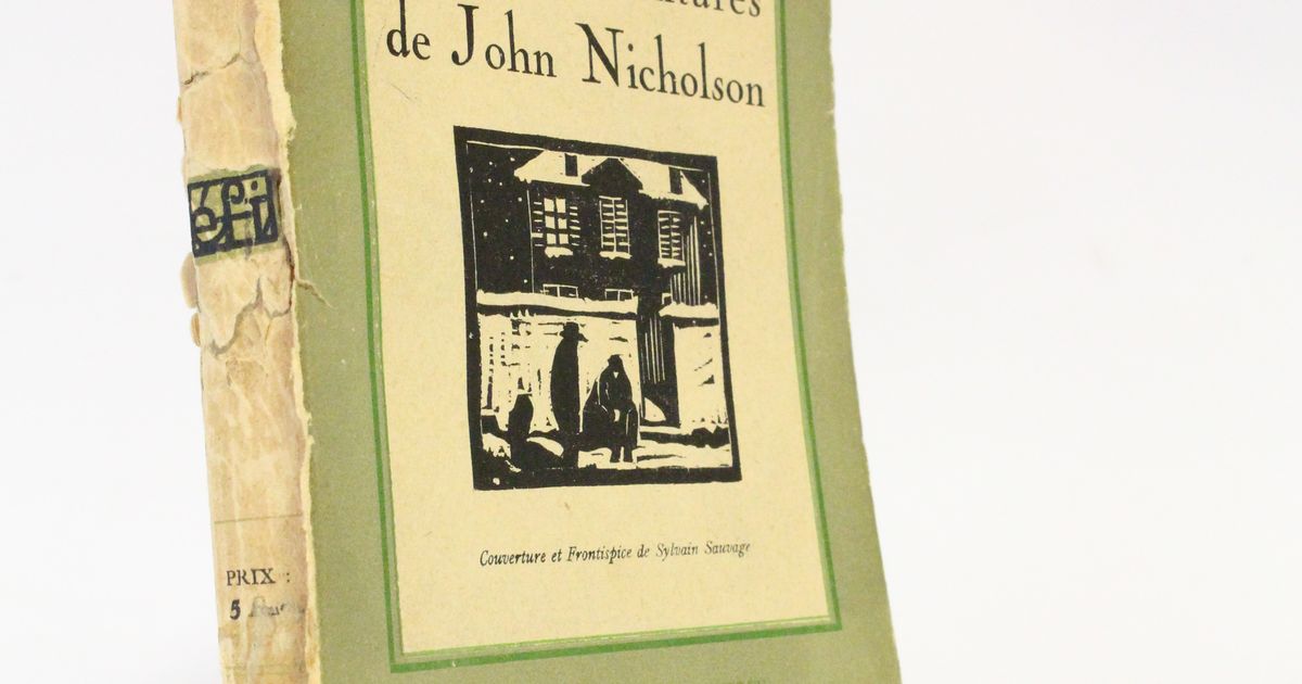 Robert Louis STEVENSON • Les mésaventures de John Nicholson • 1887 ...