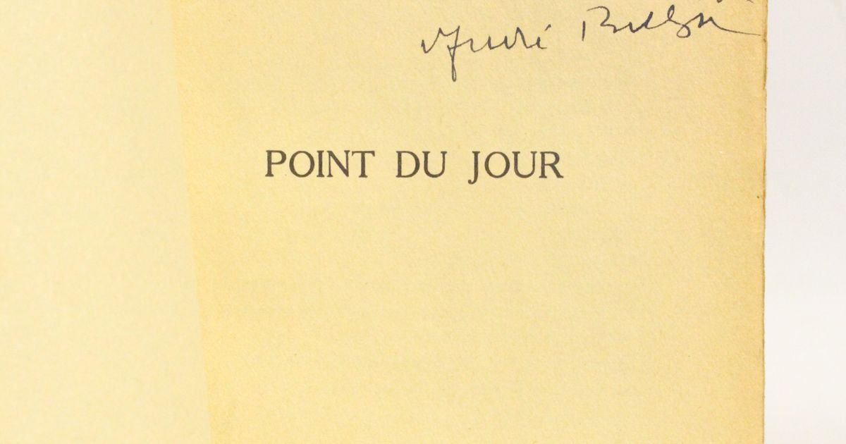 André BRETON • Point du jour • Autograph • 1934 – Edition-Originale.com