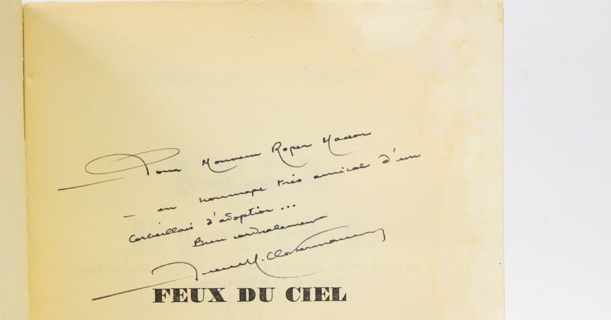 Pierre-Henri CLOSTERMANN • Feux du ciel • Autograph • 1951 – Edition ...