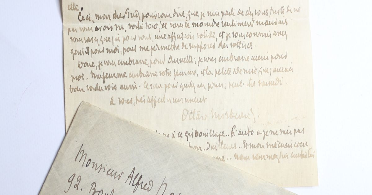 Octave MIRBEAU • Autograph letter signed by Octave Mirbeau addressed to ...