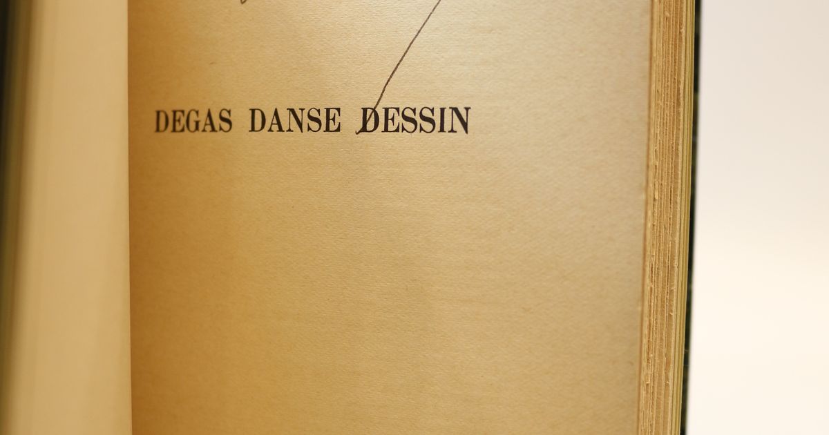 Paul VALÉRY • Degas danse dessin • 1938 – Edition-Originale.com