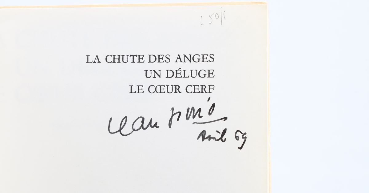 [Jean GIONO] • La Chute des Anges. - Un Déluge. - Le Coeur Cerf ...
