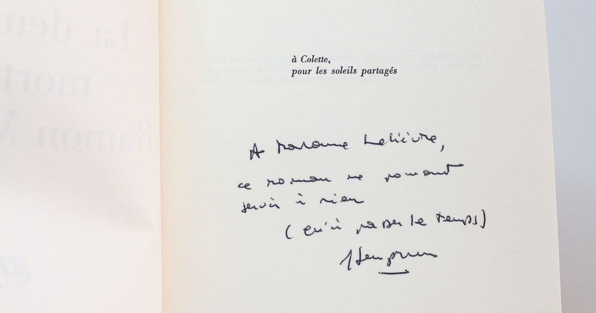 Jorge SEMPRÚN • La deuxième mort de Ramon Mercader • Autograph • 1969 ...