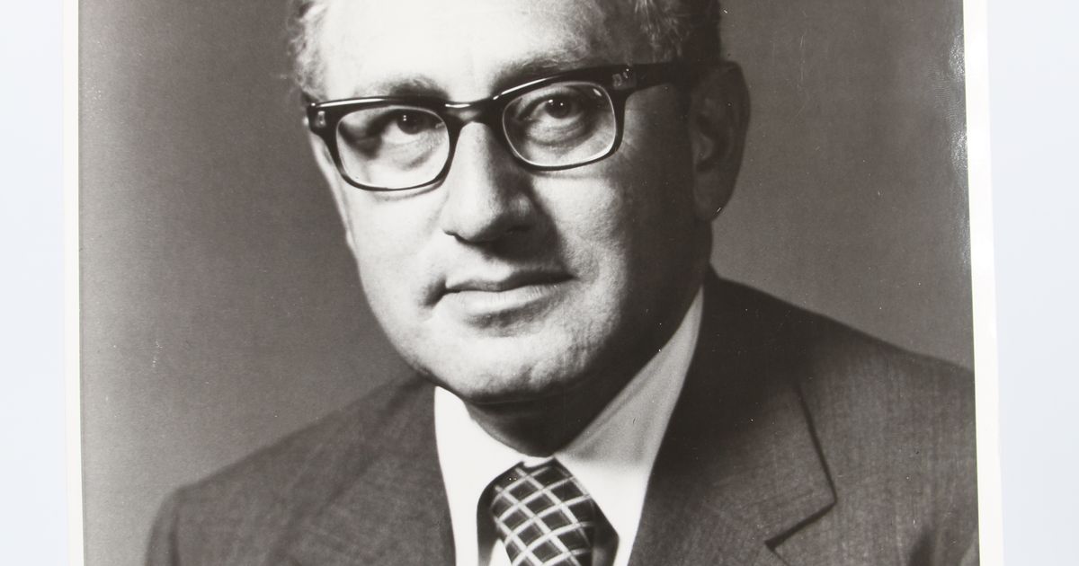 Henry Alfred KISSINGER • Portrait photographique signé de Henry ...