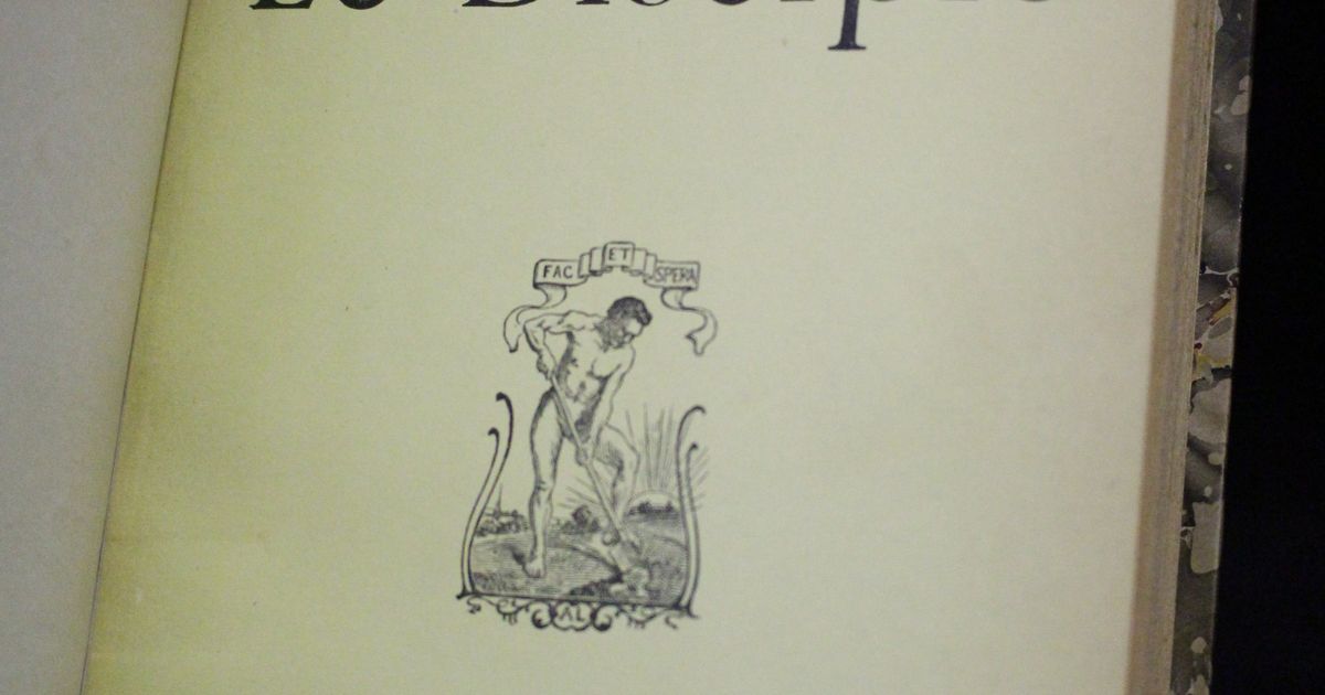 Paul BOURGET • Le disciple • 1889 – Edition-Originale.com