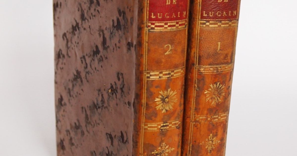 LUCAIN • La pharsale traduite en vers français par Brébeuf • 1795 ...