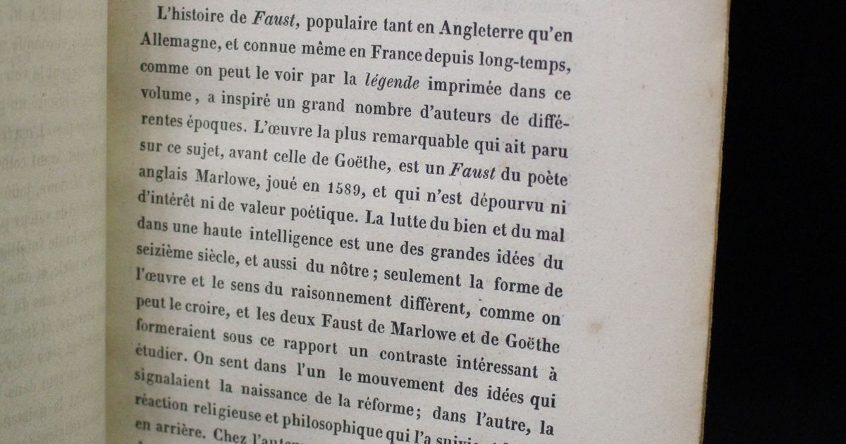 Johann Wolfgang von GOETHE • Faust suivi du Second Faust. Choix de ...