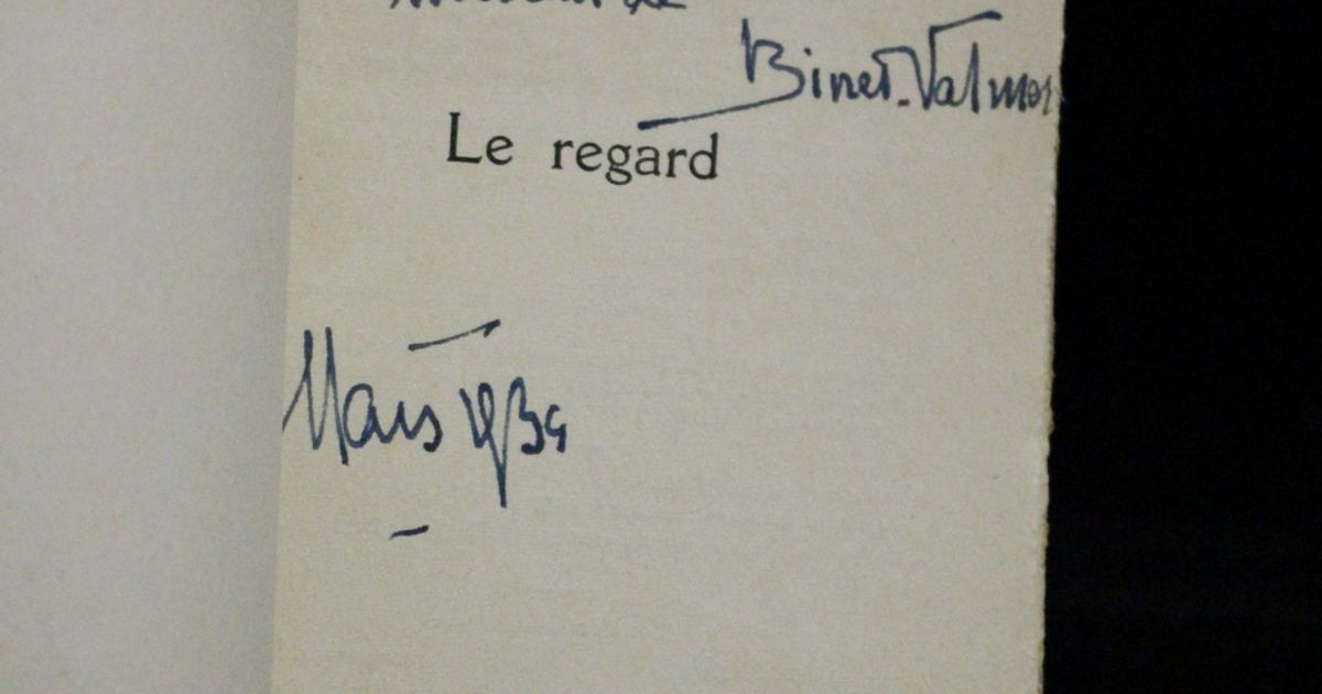 BINET-VALMER • Le regard • Autographe • 1934 – Edition-Originale.com ...