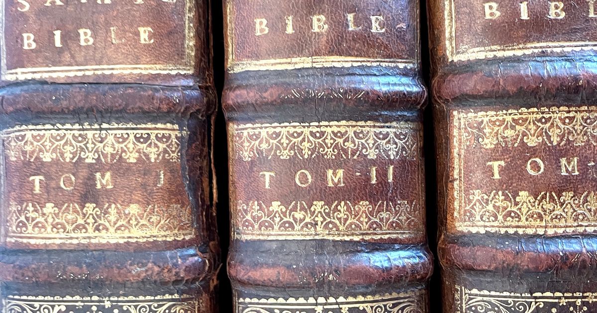 Louis Isaac LE MAISTRE DE SACY • La Sainte Bible, traduite en françois ...