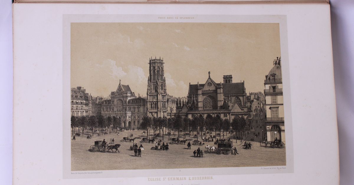 Paris dans sa splendeur. Monuments, vues scènes historiques ...