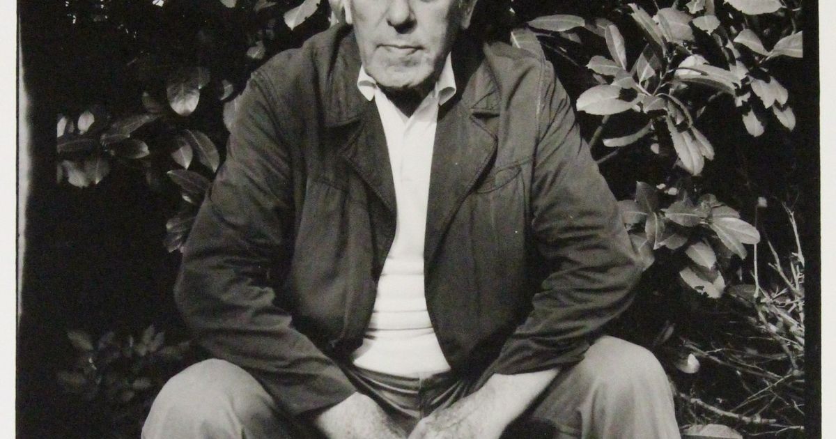 Marc TRIVIER • Portrait de René Char à l'Isle sur Sorgue. Photographie ...