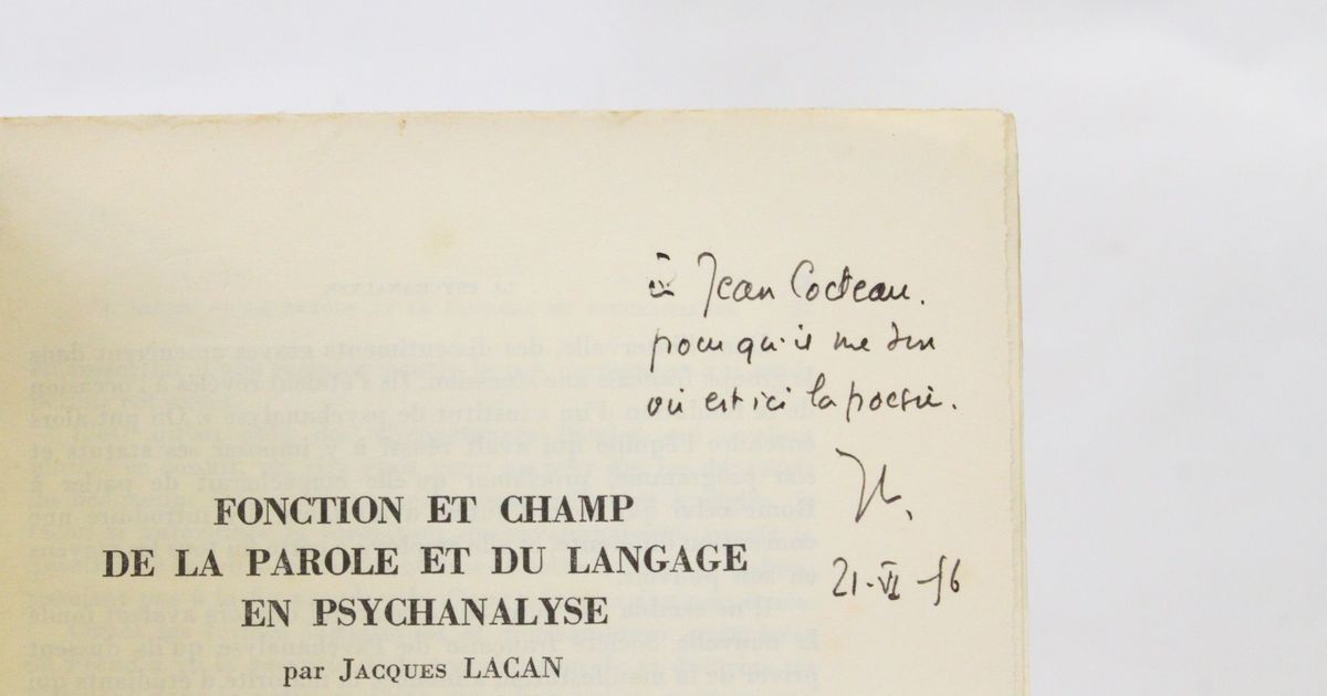 Jacques LACAN • Function and Field of Speech and Language in ...