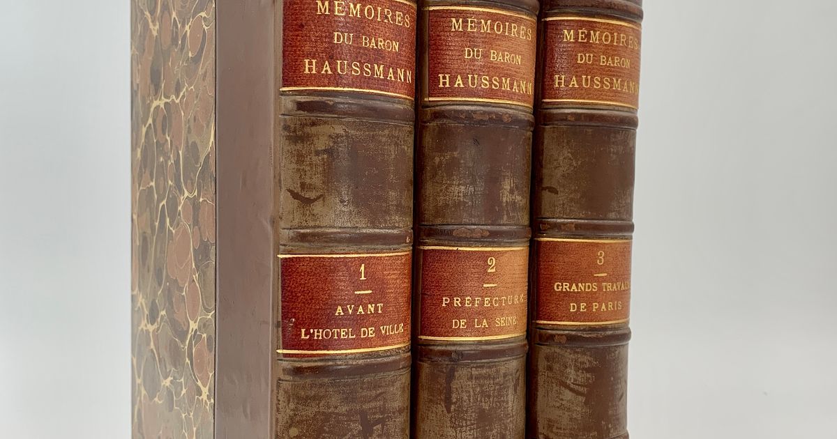Georges Eugène HAUSSMANN BARON • Mémoires du Baron Haussmann • 1890 ...