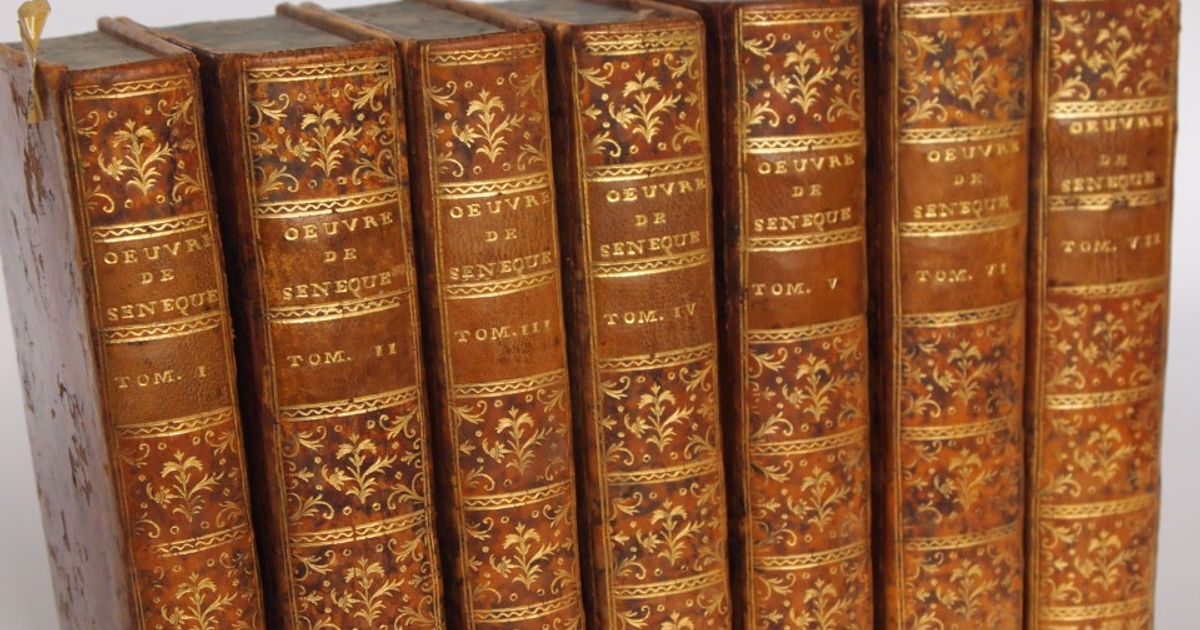 SÉNÈQUE • Les oeuvres de Séneque le philosophe [Ensemble] Essai sur la ...