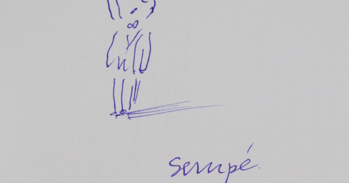Jean-Jacques SEMPÉ • Sentiments distingués • Autograph • 2007 – Edition ...