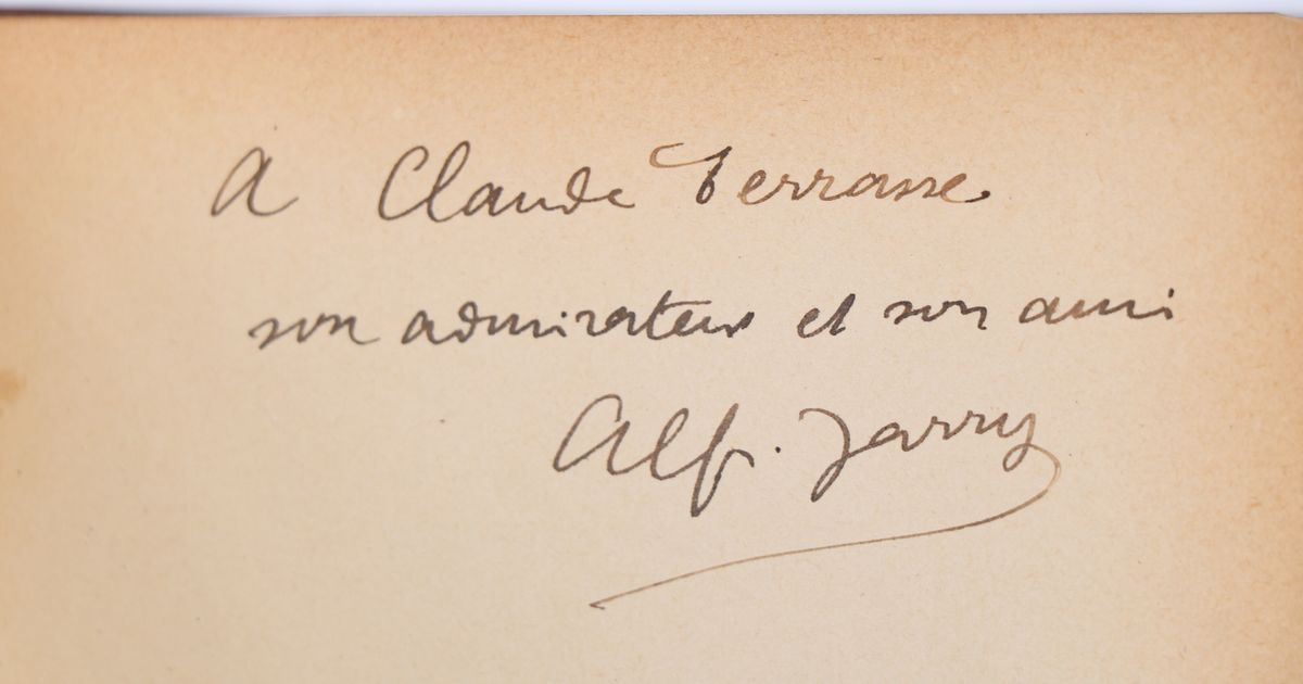 Alfred JARRY • Messaline - Exemplaire de Claude Terrasse • Autographe ...