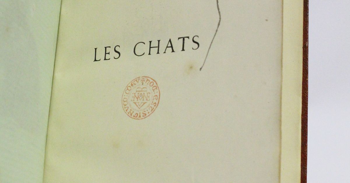 CHAMPFLEURY • Les chats. Histoire, moeurs, observations, anecdotes ...
