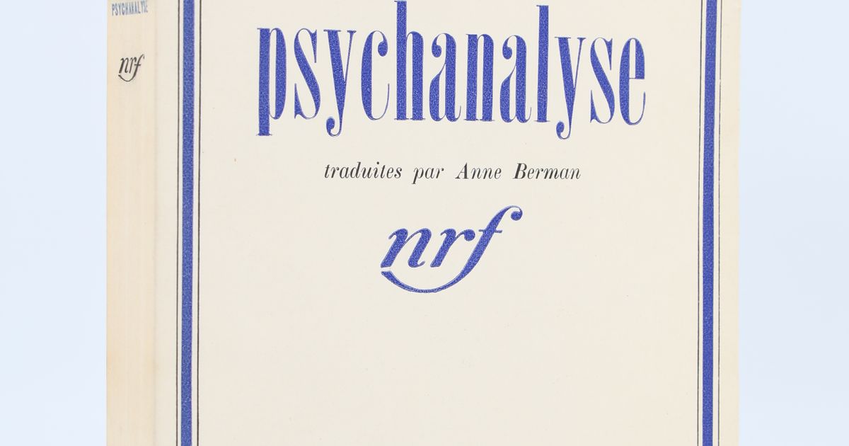 Sigmund FREUD • Nouvelles conférences sur la psychanalyse • 1936 ...