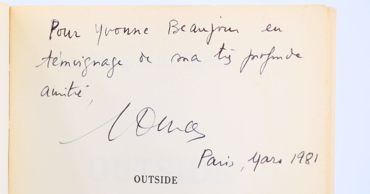 Marguerite DURAS • [Outside] • Outside • Autograph • 1981 – Edition ...