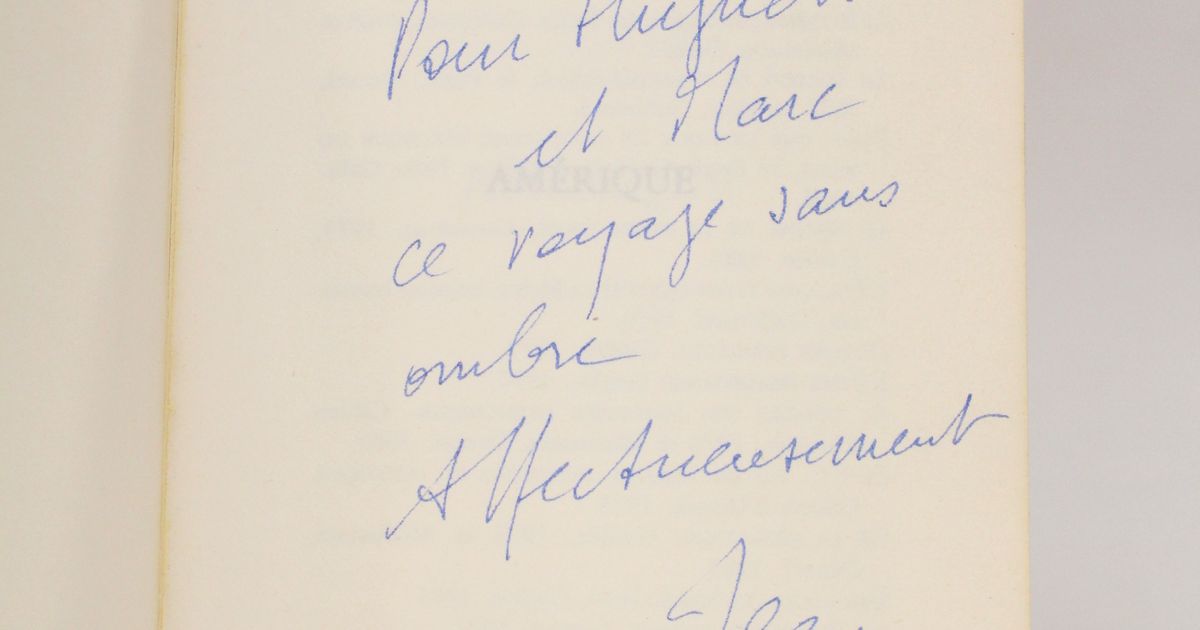 Jean BAUDRILLARD • Amérique • Autograph • 1986 – Edition-Originale.com ...