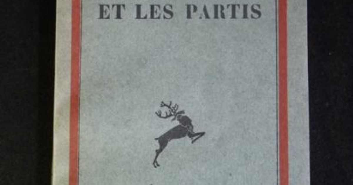 Emmanuel BERL • La politique et les partis • 1932 – Edition-Originale ...