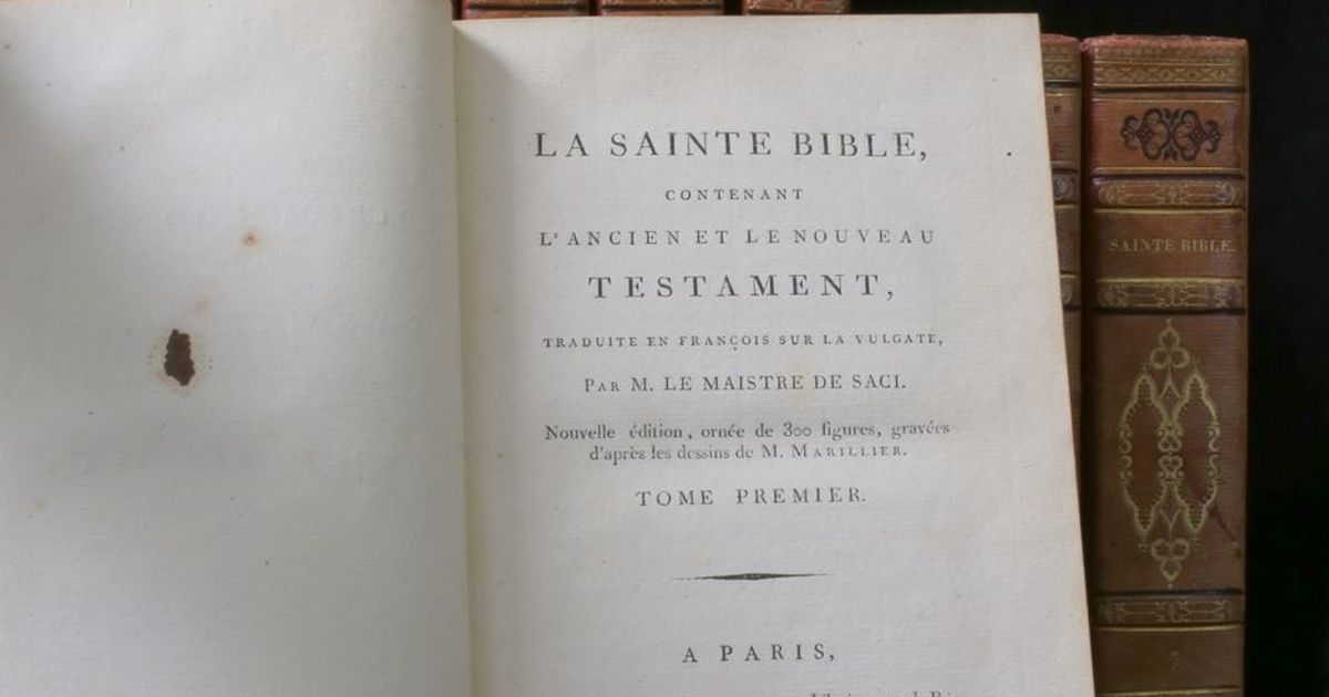 Clément-Pierre MARILLIER • La Sainte Bible contenant l'Ancien et le ...
